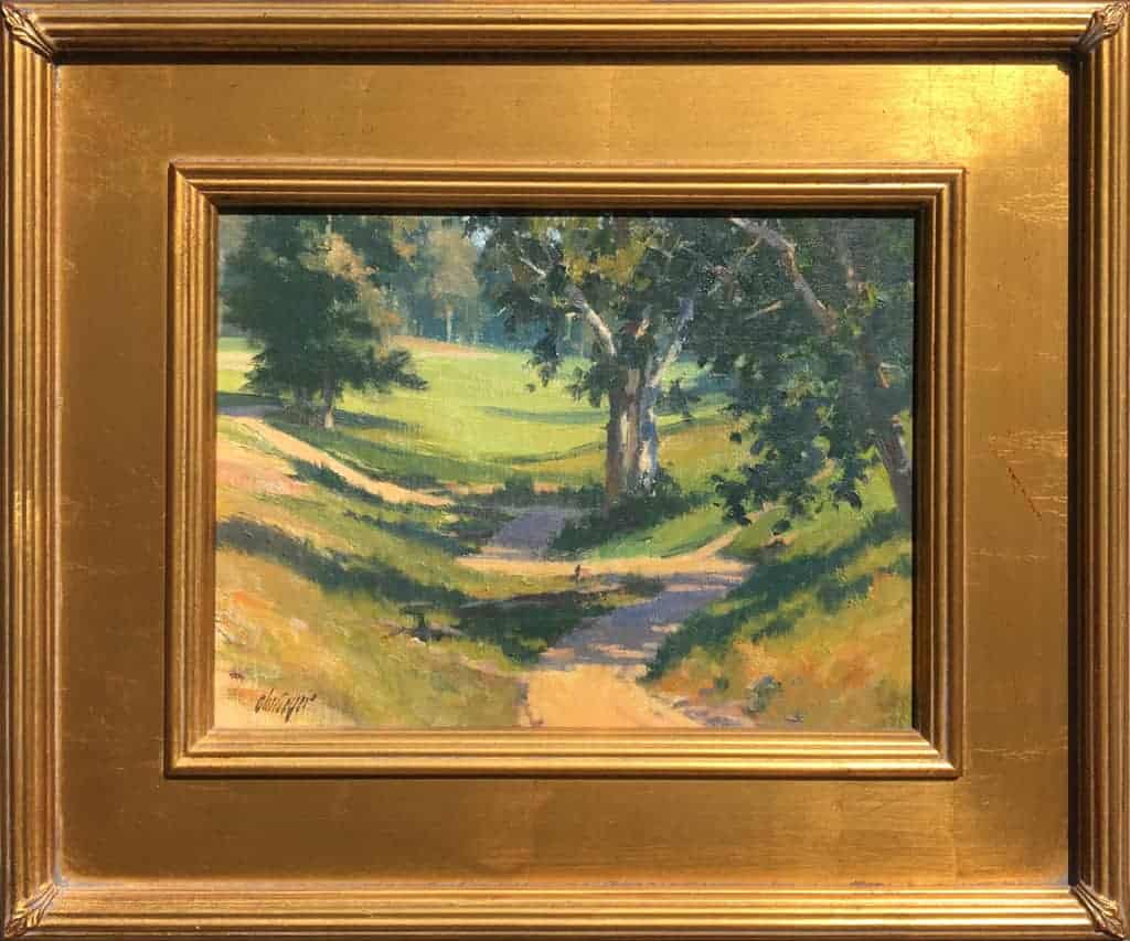 Michael Obermeyer – Wandering Path, Oil on canvas 9″ x 12″ | American ...