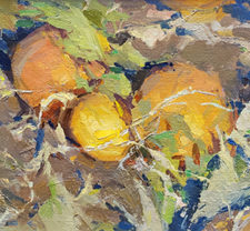 David Dibble – Fall Ornamentals, Oil on panel 8″x 10″ | American Legacy ...