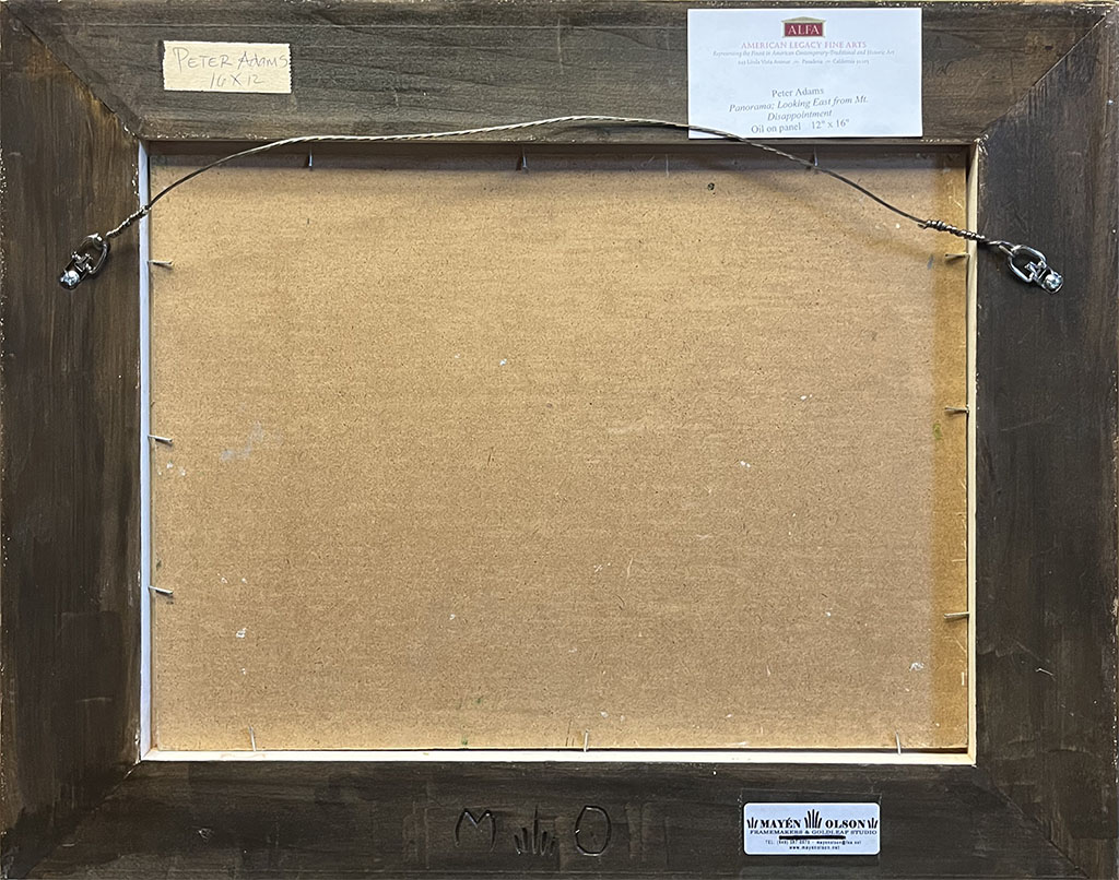 Panorama; Looking East from Mt. Disappointment » American Legacy Fine Arts